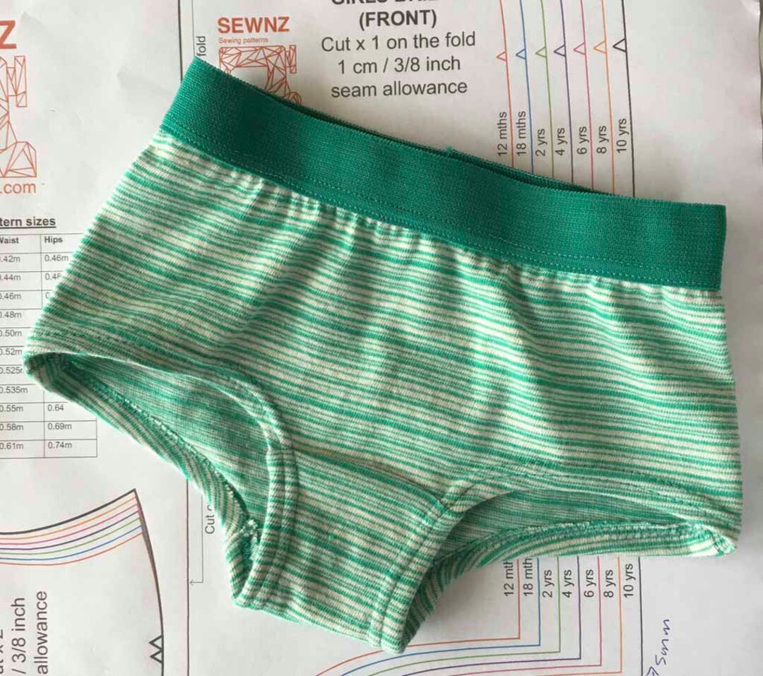Girls Boy Leg Briefs - Size 1-10years - PDF Sewing Pattern - Etsy