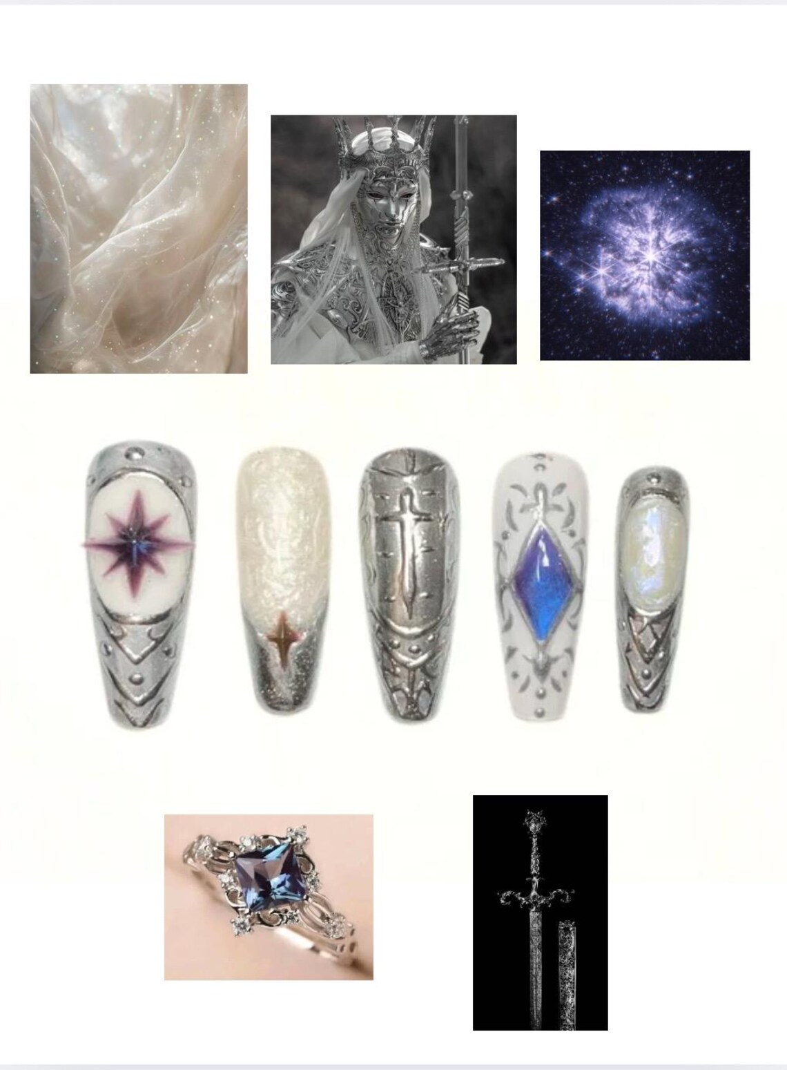 Medieval Armor Press on Nails - Etsy