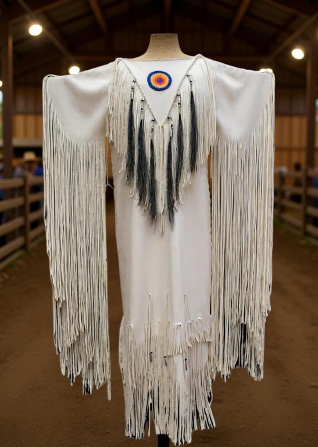 Beaded Buffalo Hide Powwow Dress: Plains Indian Regalia - Etsy
