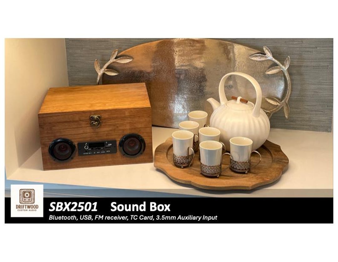 Sound Box - Custom Bluetooth 5.0, FM Receiver Box - Etsy