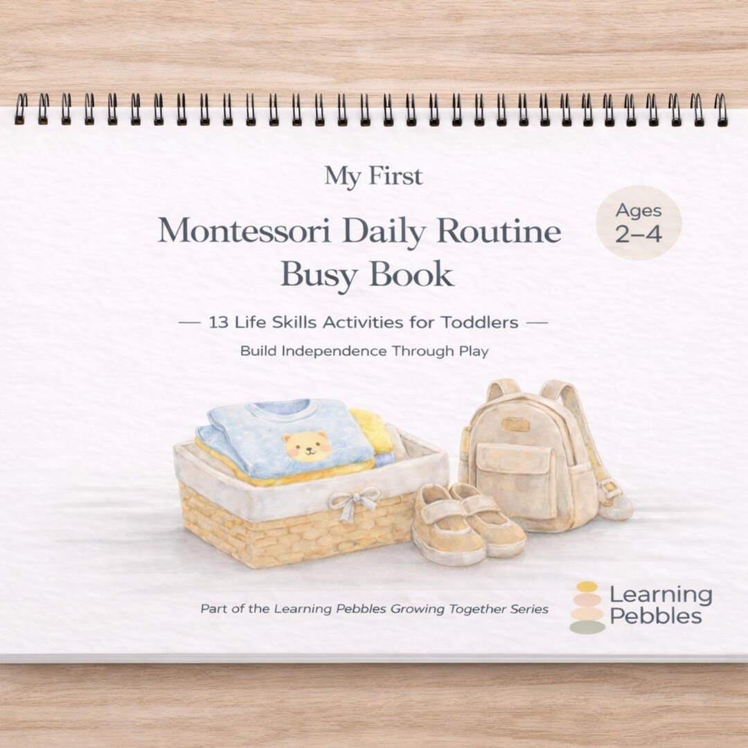 Montessori Daily Routine Busy Book for Toddlers 2–4 | Printable Life ...