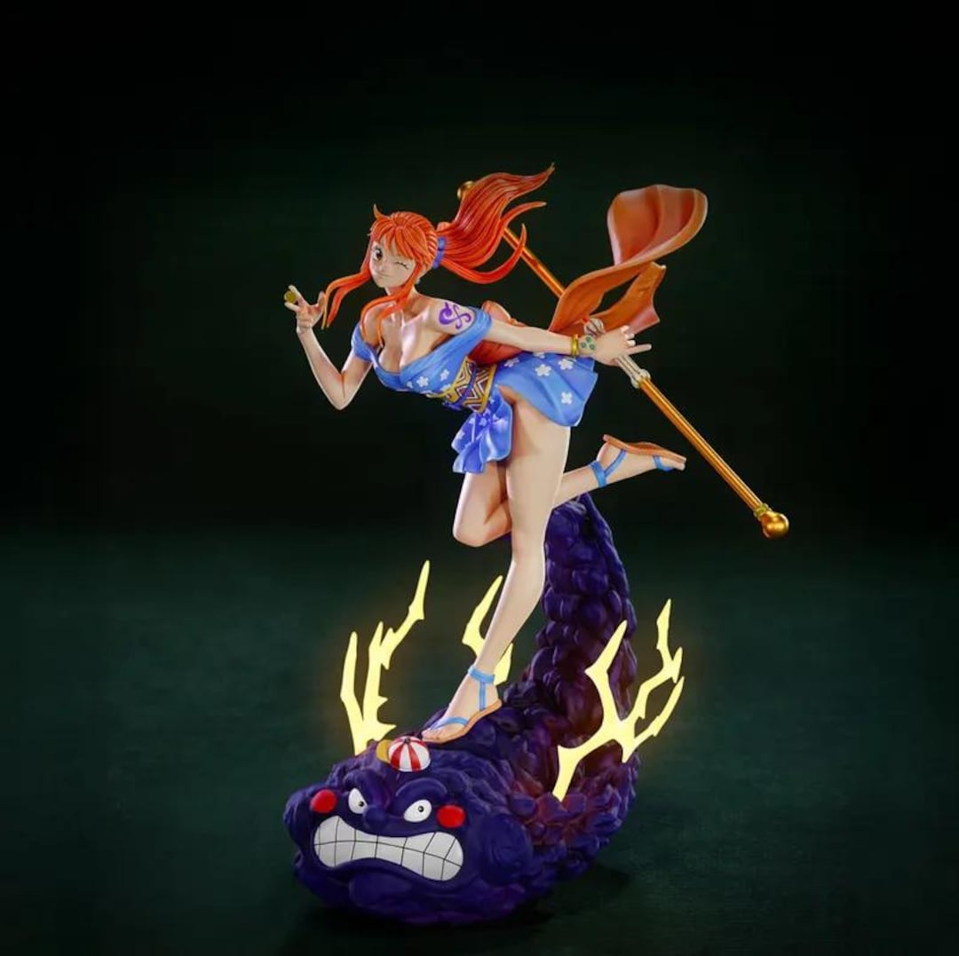 Nami - One Piece Fan Art • Hand Painted 3D Printed Figure • Collectible ...
