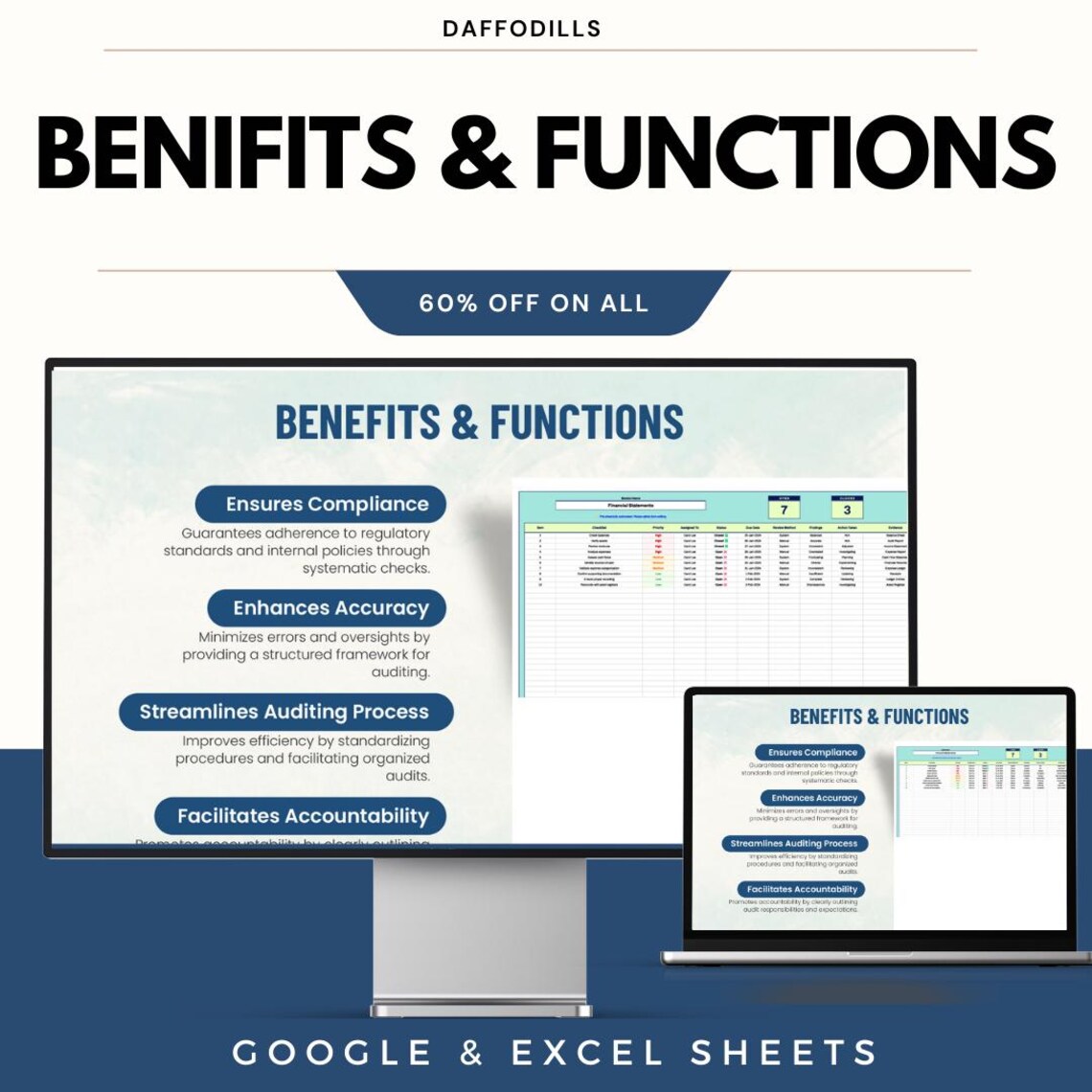 Account Audit Checklist Template | Google & Excel Sheets ...
