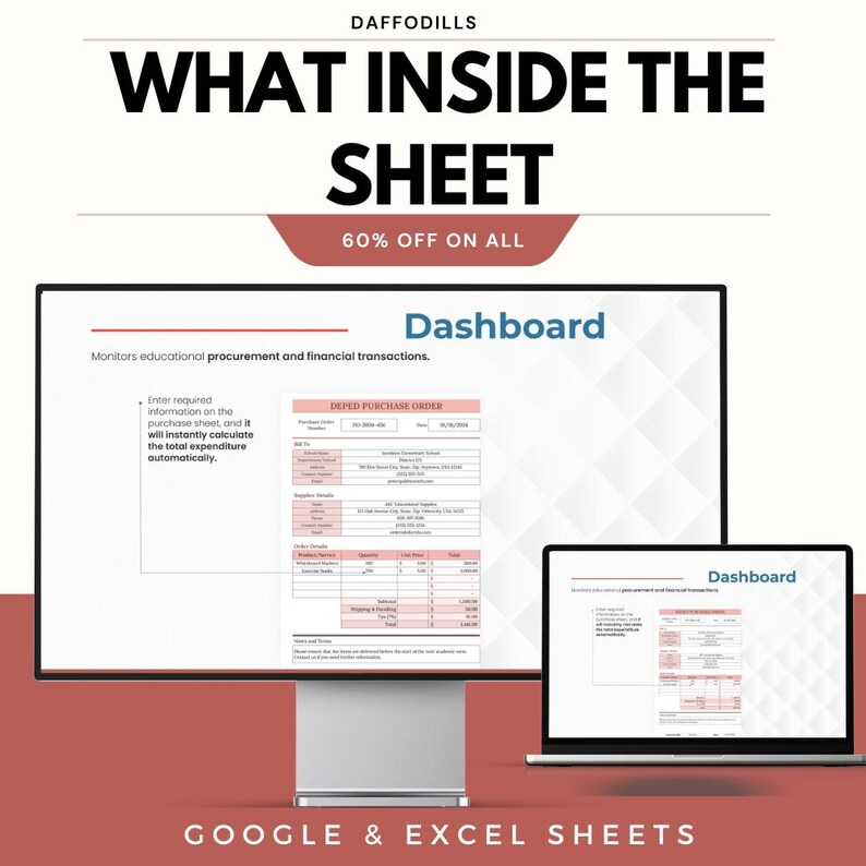 Deped Purchase Order Template – Google & Excel Sheets for Education ...