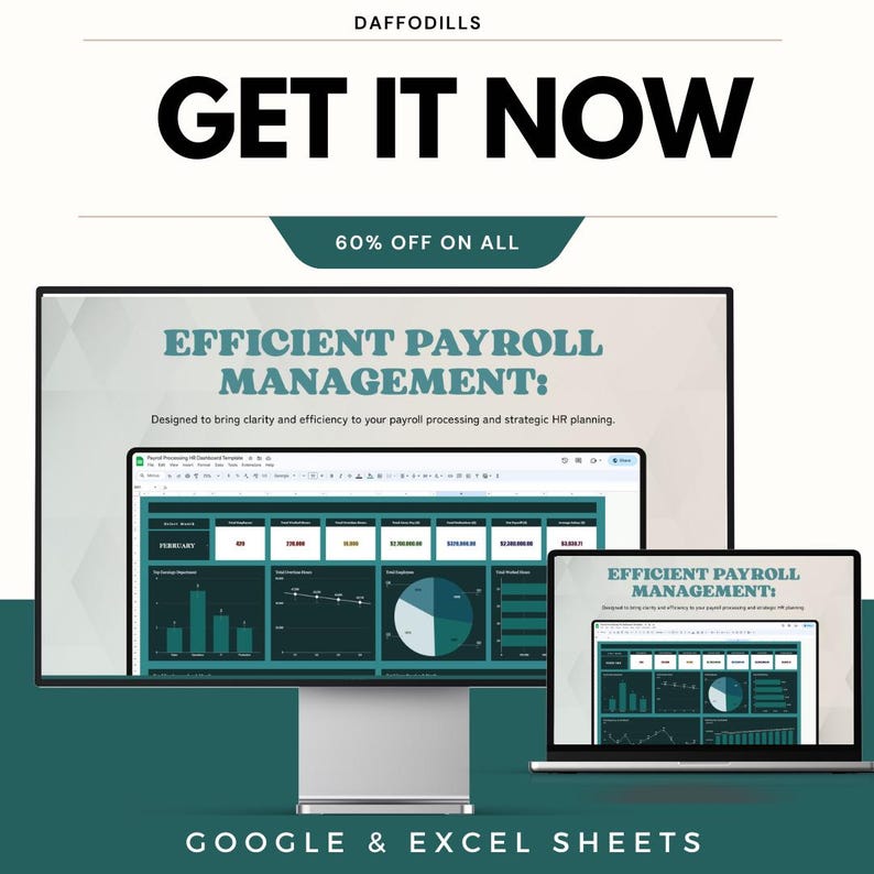 Payroll Processing HR Dashboard Template | Payroll Analytics and ...