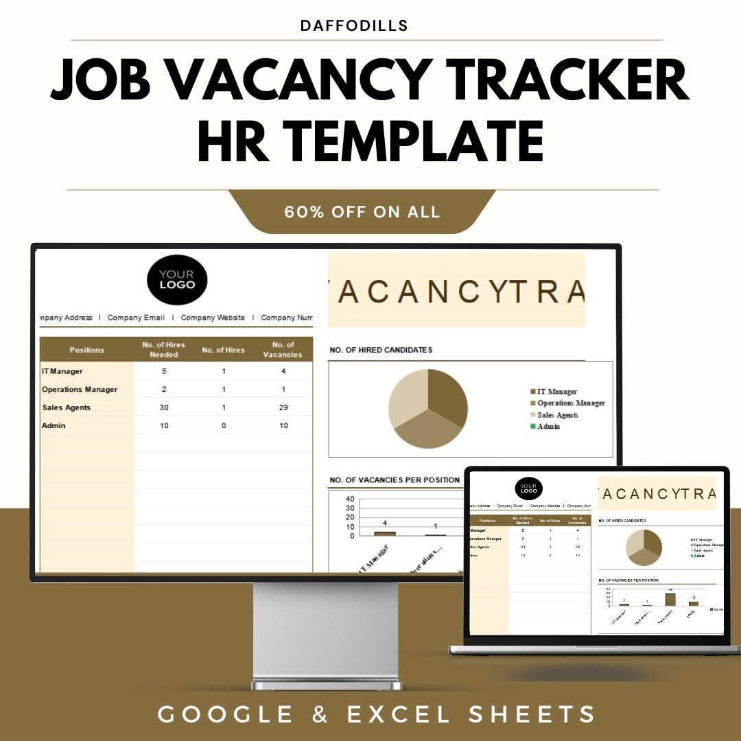 Job Vacancy Tracker HR Template, Recruitment Vacancy Management Excel ...