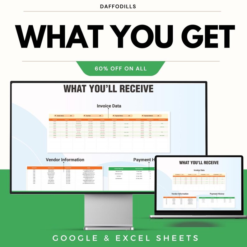 Accounts Payable Dashboard Template, Accounts Payable Spreadsheet, AP ...