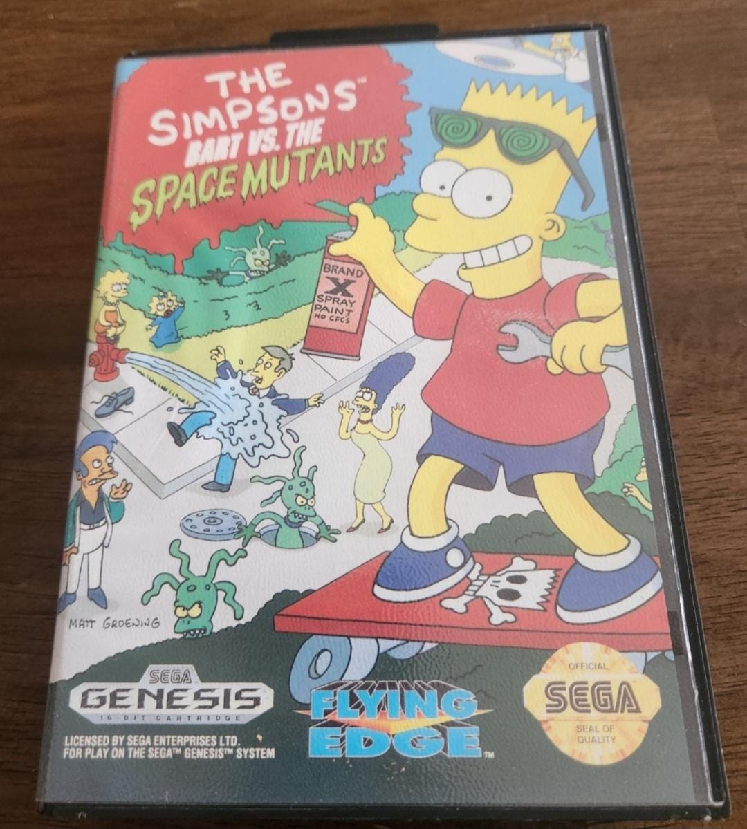 The Simpsons Bart Vs. the Space Mutants Sega Genesis Game Tested ...