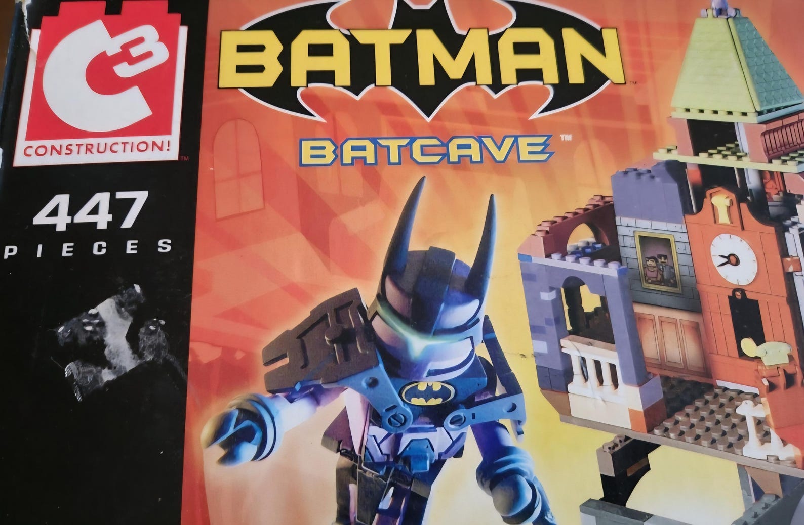 Batman Batcave Building Set 447 Pieces Complete W Instructions Joker ...