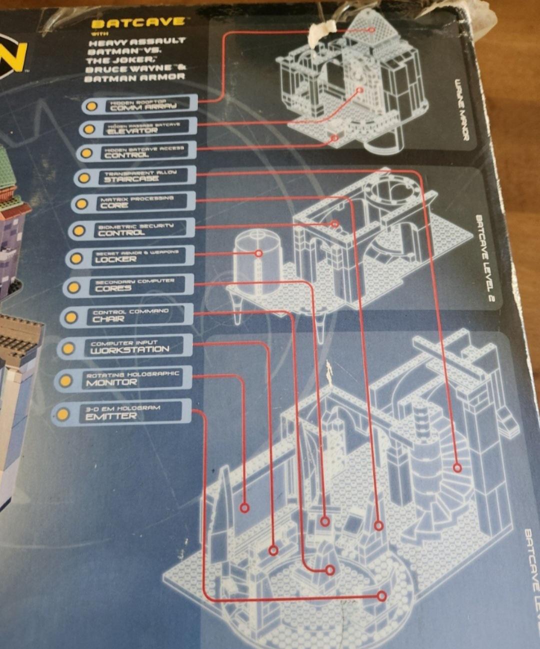 Batman Batcave Building Set 447 Pieces Complete W Instructions Joker ...