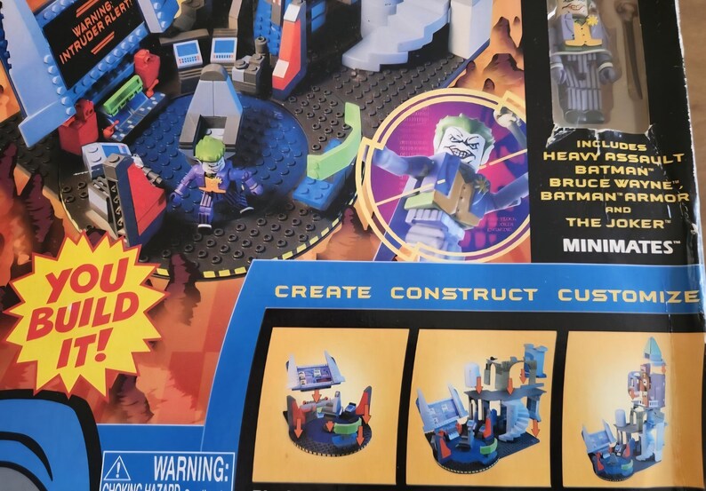 Batman Batcave Building Set 447 Pieces Complete W Instructions Joker ...
