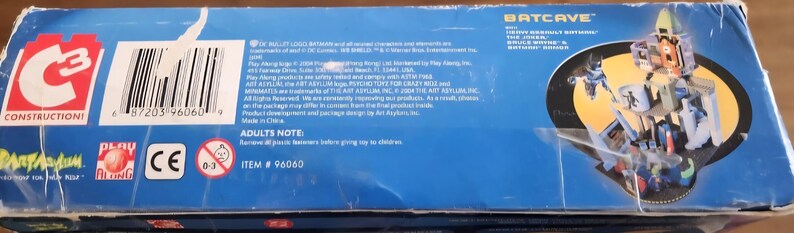 Batman Batcave Building Set 447 Pieces Complete W Instructions Joker ...