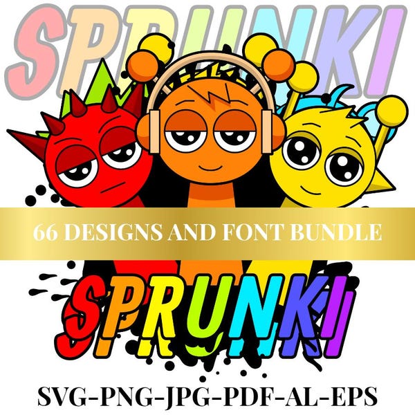 Sprunki Svg - Etsy