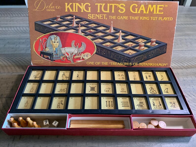 1978 King Tut's Game: Deluxe Edition (based on Ancient Egyptian Senet ...