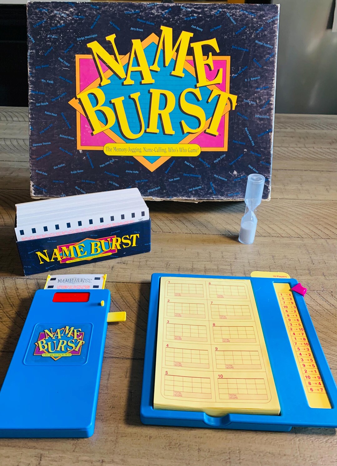 Vintage 1992 "name Burst" Board Game - Etsy