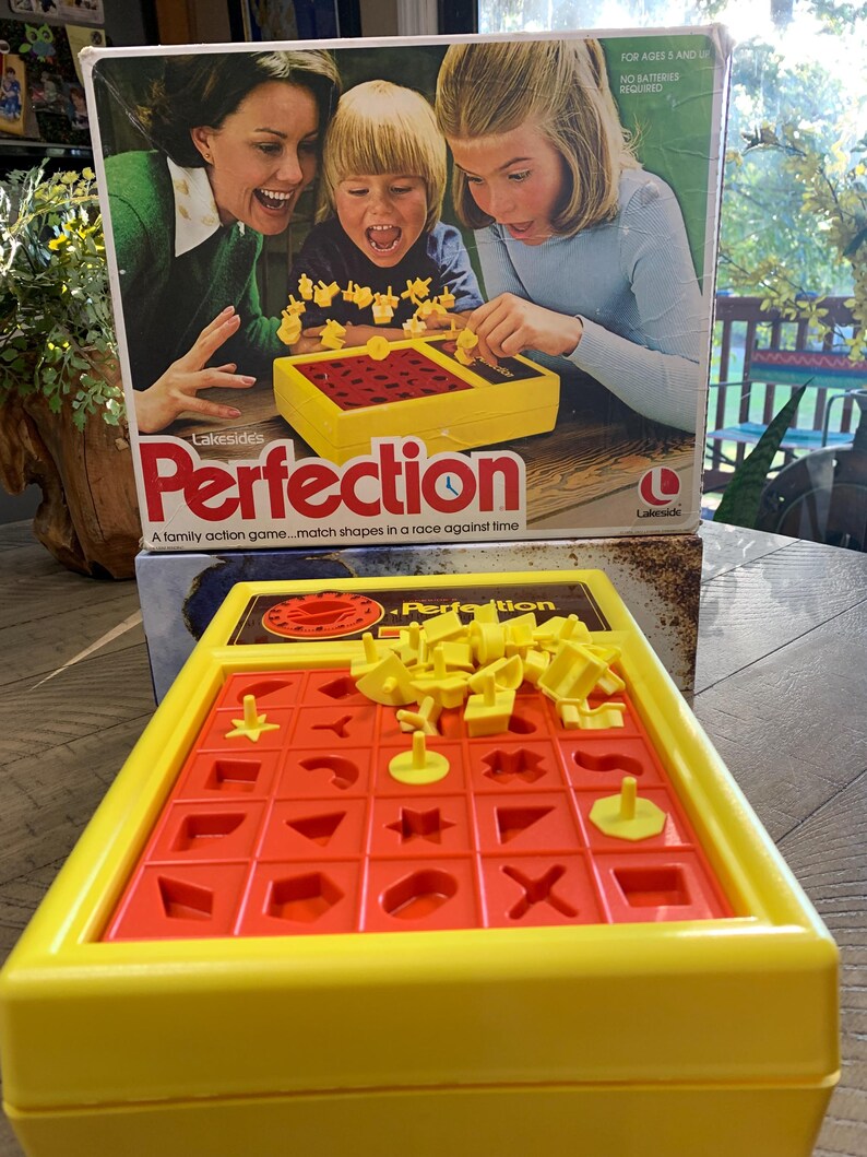 Vintage 1970s Lakeside's Perfection Game - the Ultimate Race Against ...