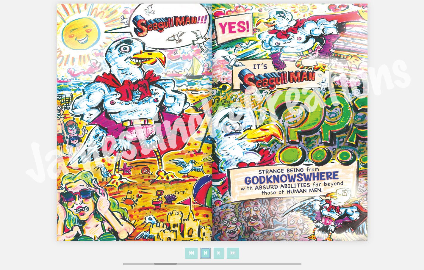 Seagull Man limited Edition 36 Page Full Color Comic Book - Etsy