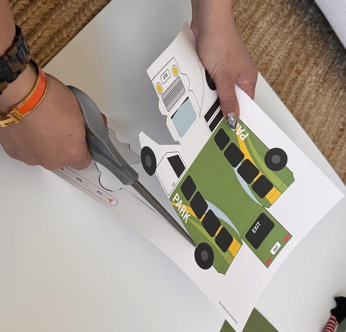 DIY Printable Shuttle Bus Paper Craft – San Francisco Edition - Etsy Canada