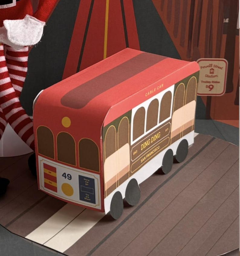 DIY Printable Powell Street Cable Car – Repurpose Your Toy Cars - Etsy