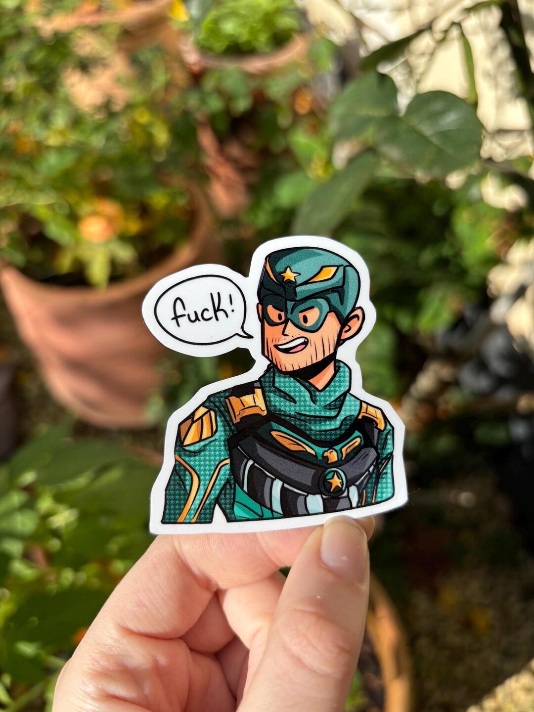 Salty Language Soldier Boy Sticker - Etsy
