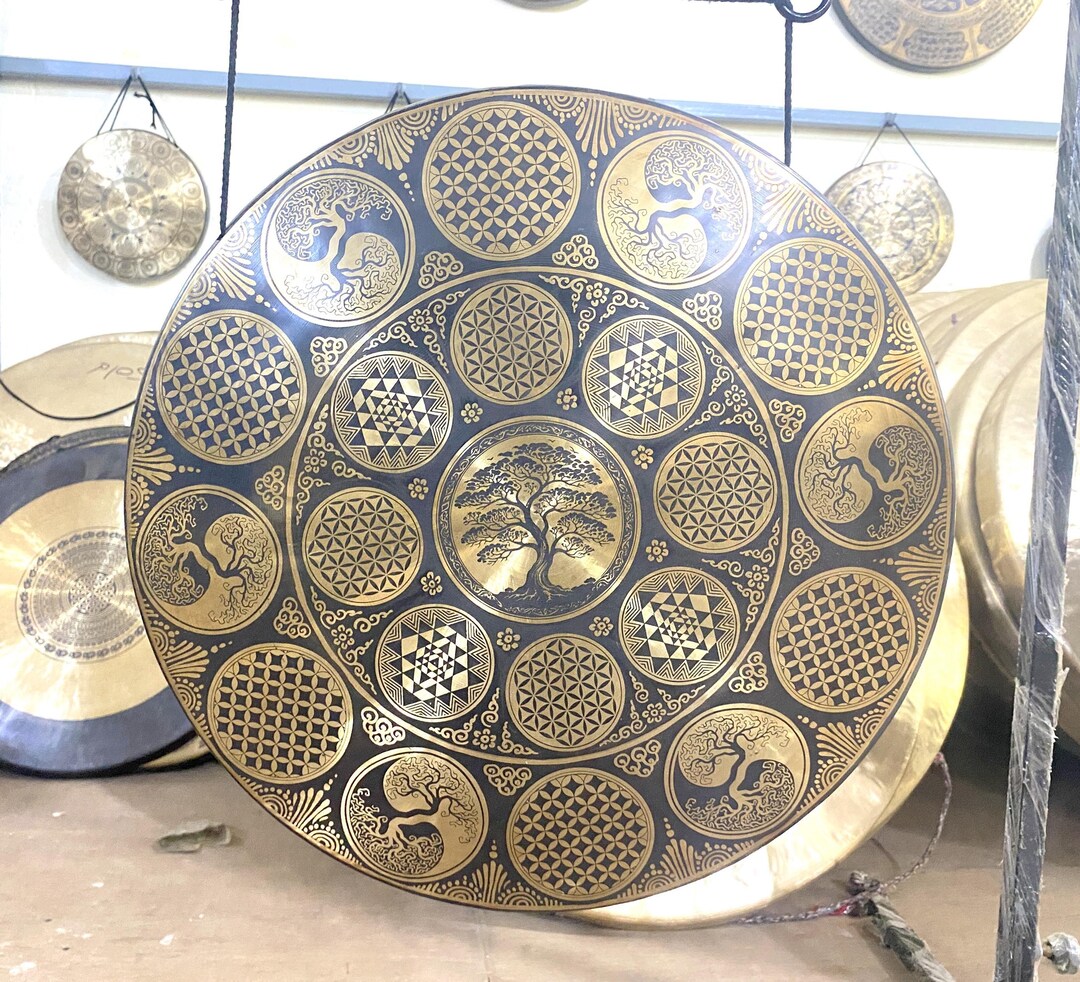 The Living Geometry Gong - Tree of Life Sacred Geometry Resonance ...