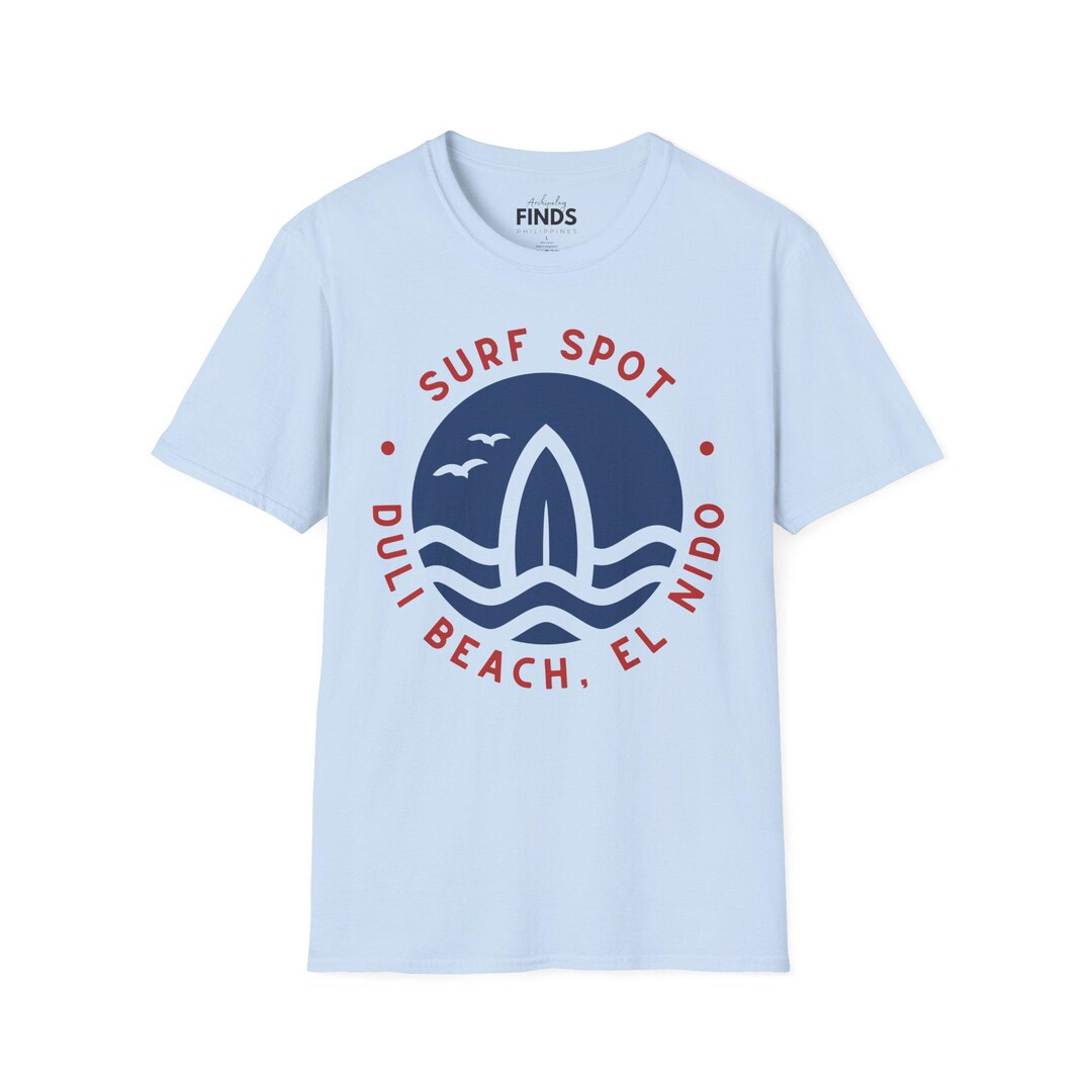 Duli Beach El Nido Palawan T-shirt, Palawan Surf Tee, El Nido Palawan ...
