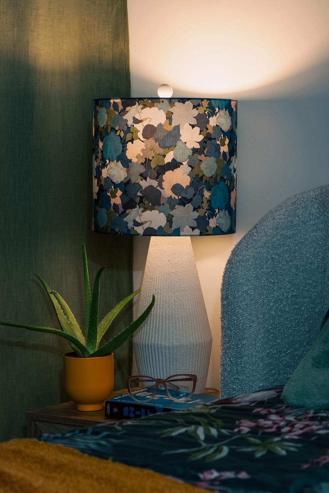 Floral Drum Lampshade: Liberty Fabrics, Cottagecore Lighting - Etsy