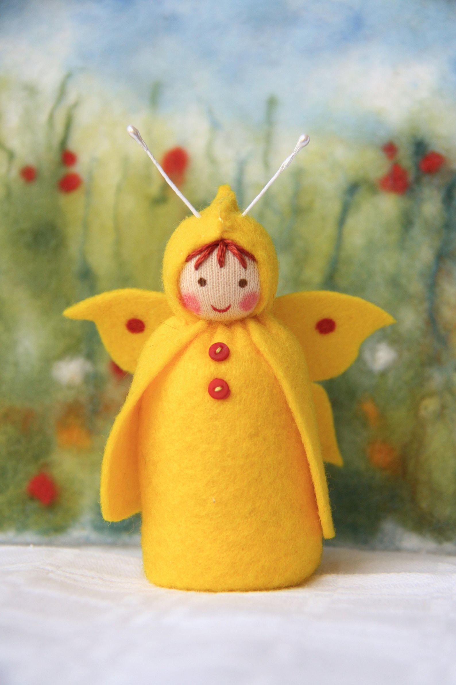 Dragonfly, Bee, Orange-tip, Brimstone Butterfly Waldorf Inspired ...