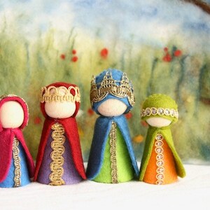 Royal Family Set King, Queen, Prince and Princess Waldorf Inspired ...