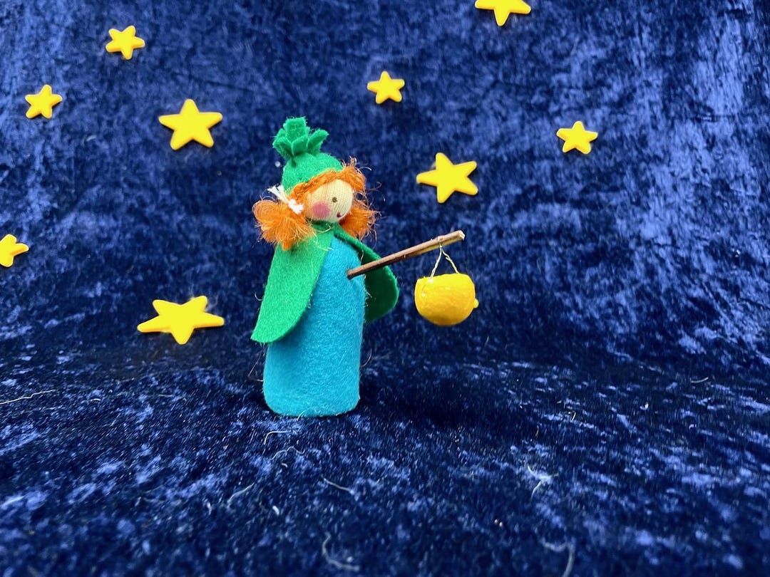 Lantern Walk Child, Waldorf, Natural Table, Martinmas Lantern Parade - Etsy