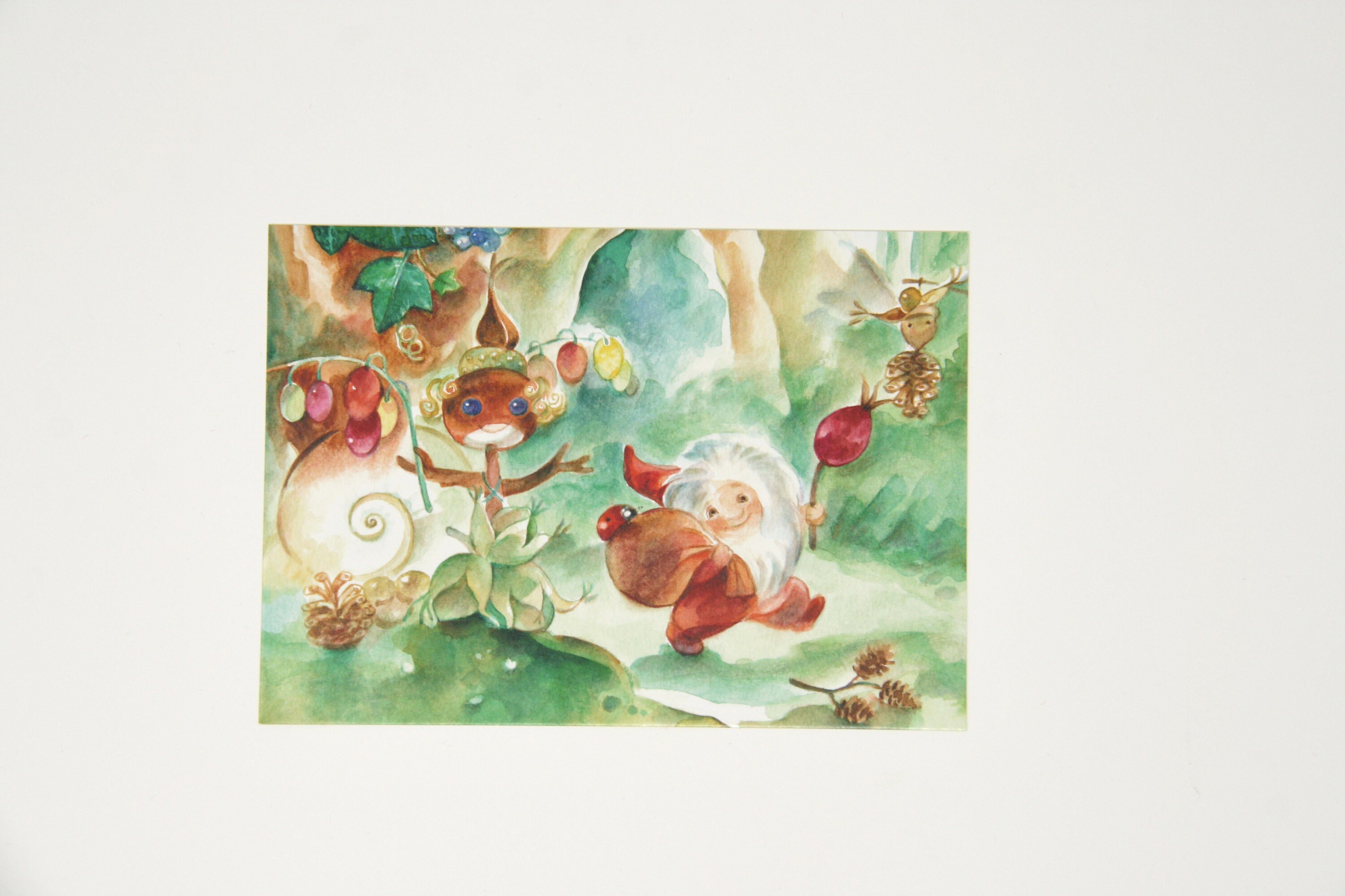 Single Cards Postcards Gnome / Dwarf / Postcards / Postcard / | Etsy