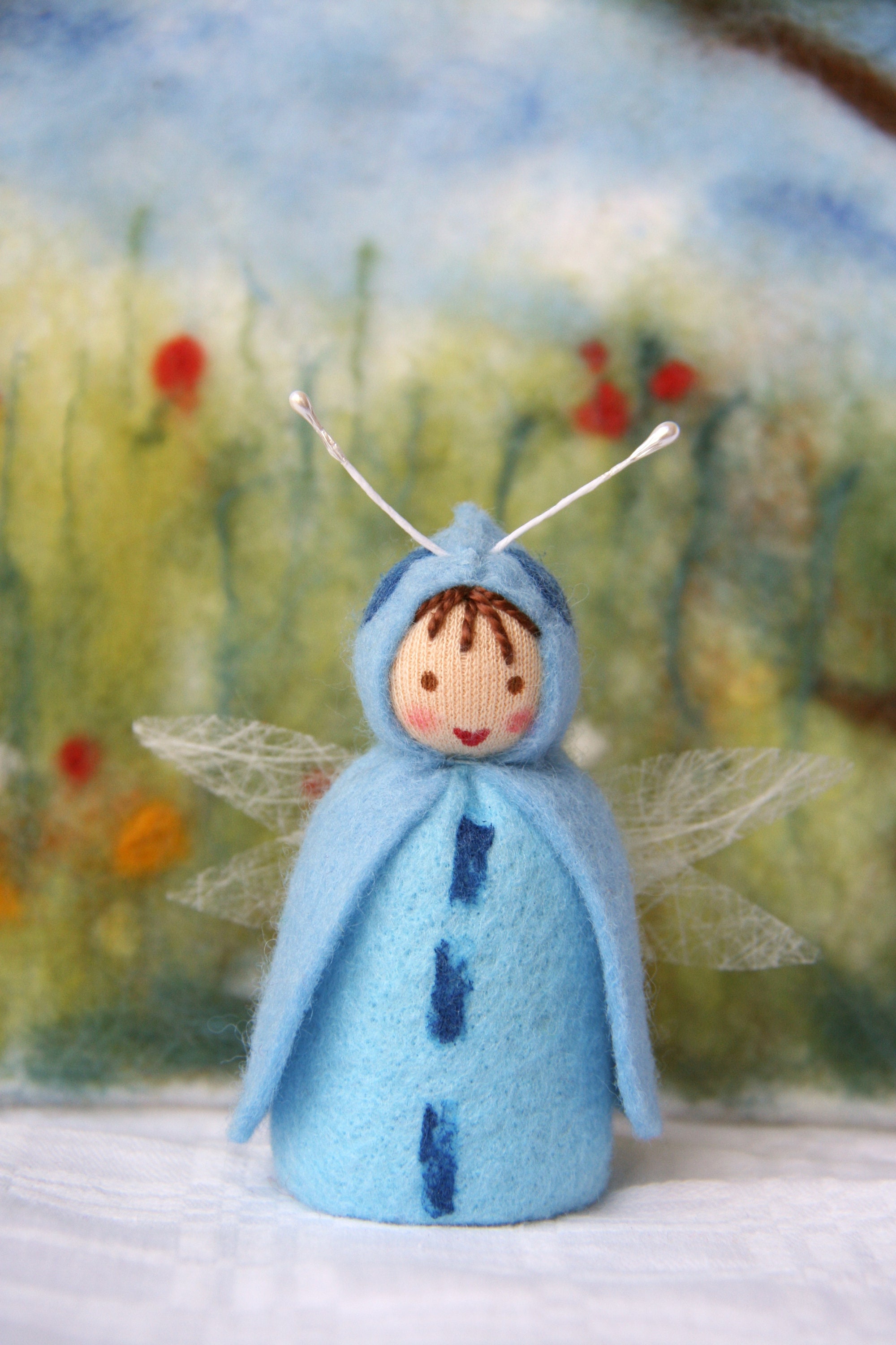 Dragonfly, Bee, Orange-tip, Brimstone Butterfly Waldorf Inspired ...