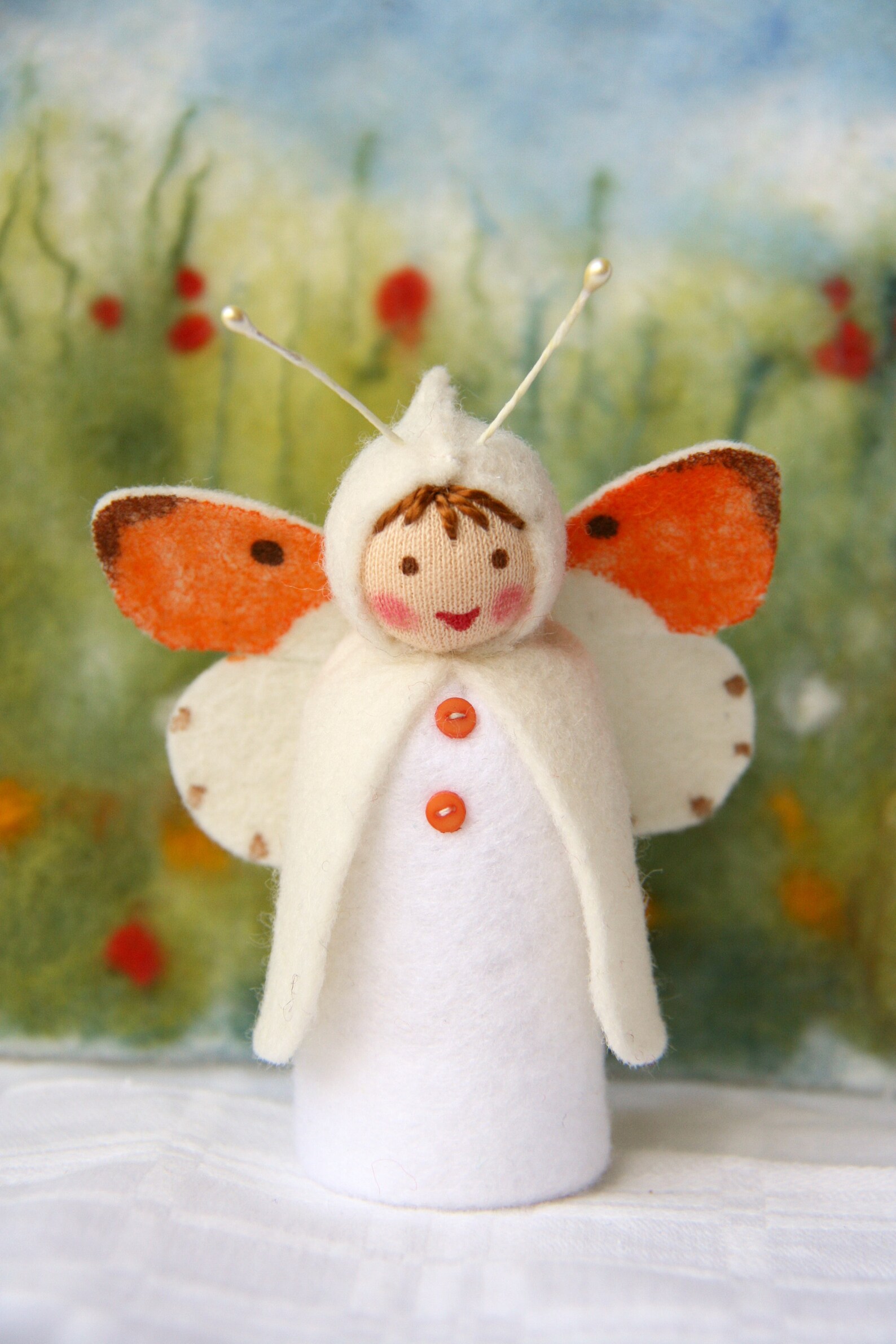 Dragonfly, Bee, Orange-tip, Brimstone Butterfly Waldorf Inspired ...