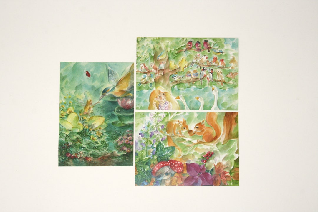 Summer Postcards Set 4 / Postcards / Postcard / Waldorf / Season ...
