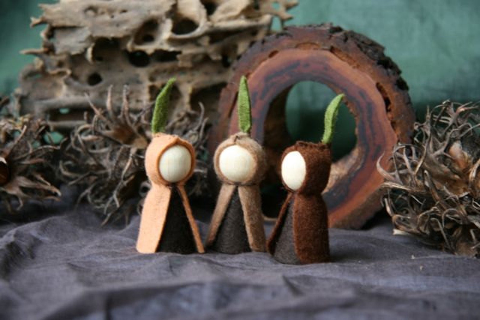 Root Children Waldorf Inspired Natural Table Peg Doll - Etsy