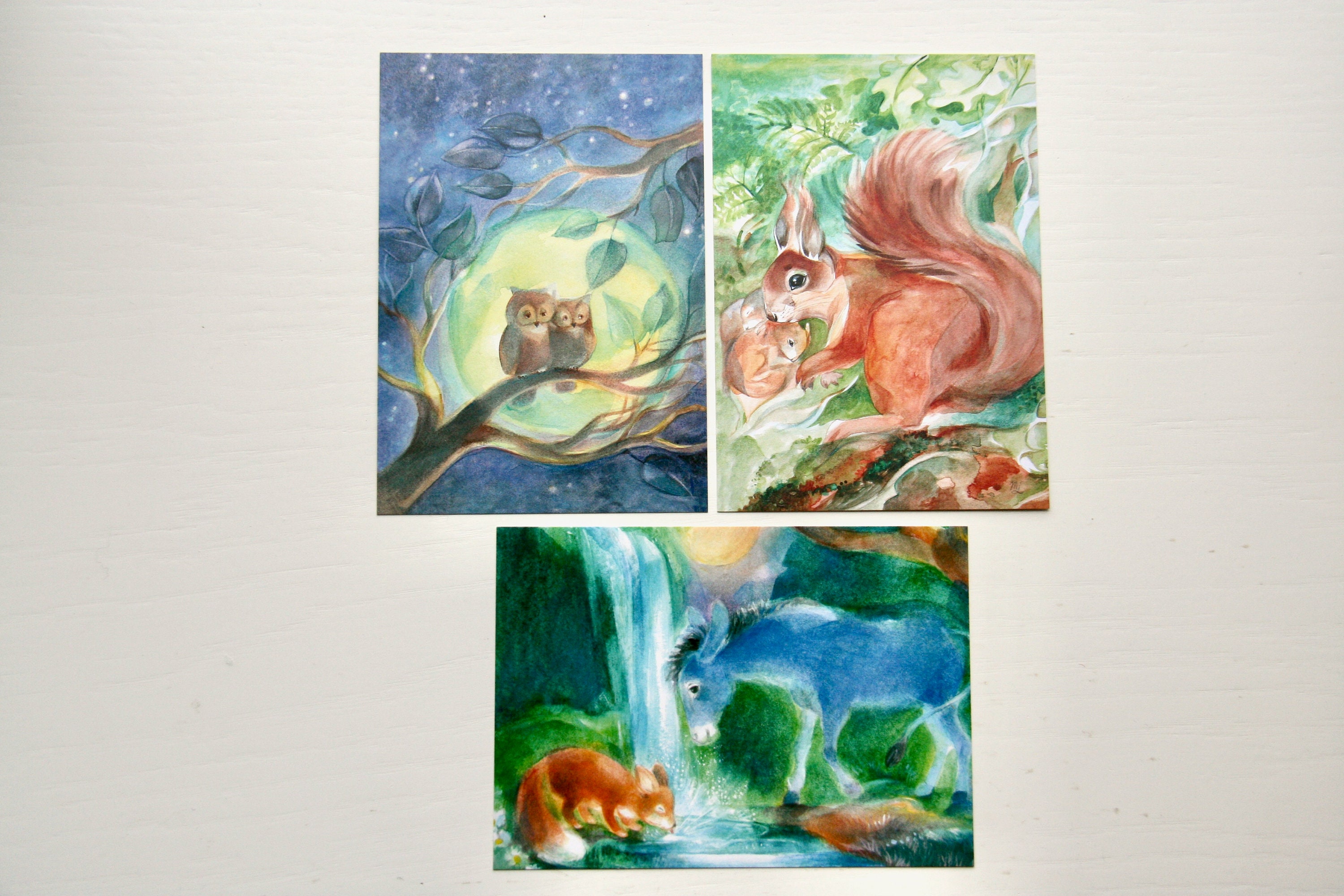 Summer Postcards Set 3 / Postcards / Postcard / Waldorf / Season ...