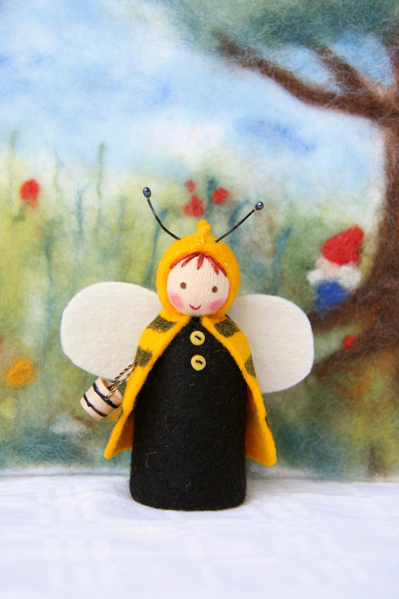 Dragonfly, Bee, Orange-tip, Brimstone Butterfly Waldorf Inspired ...