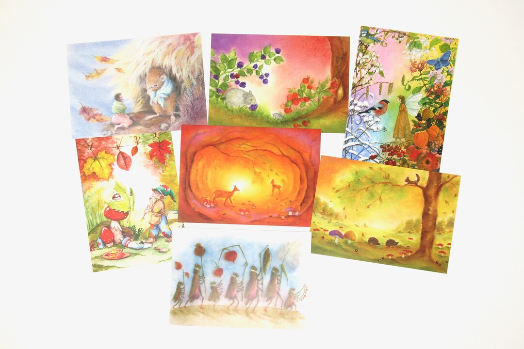 Single Cards Postcards Autumn Time 1 / Harvest Time / Postcards ...