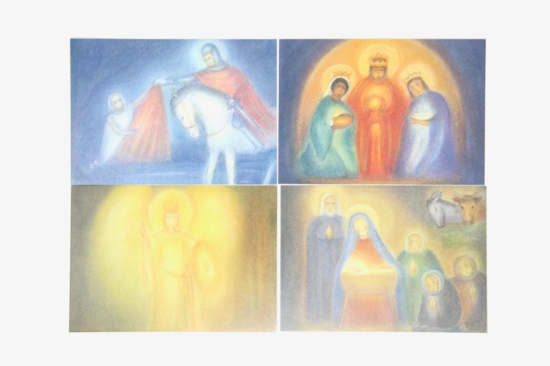 Postcard 12 Set by Ruth Elsässer / Monthly Postcards / Picture ...