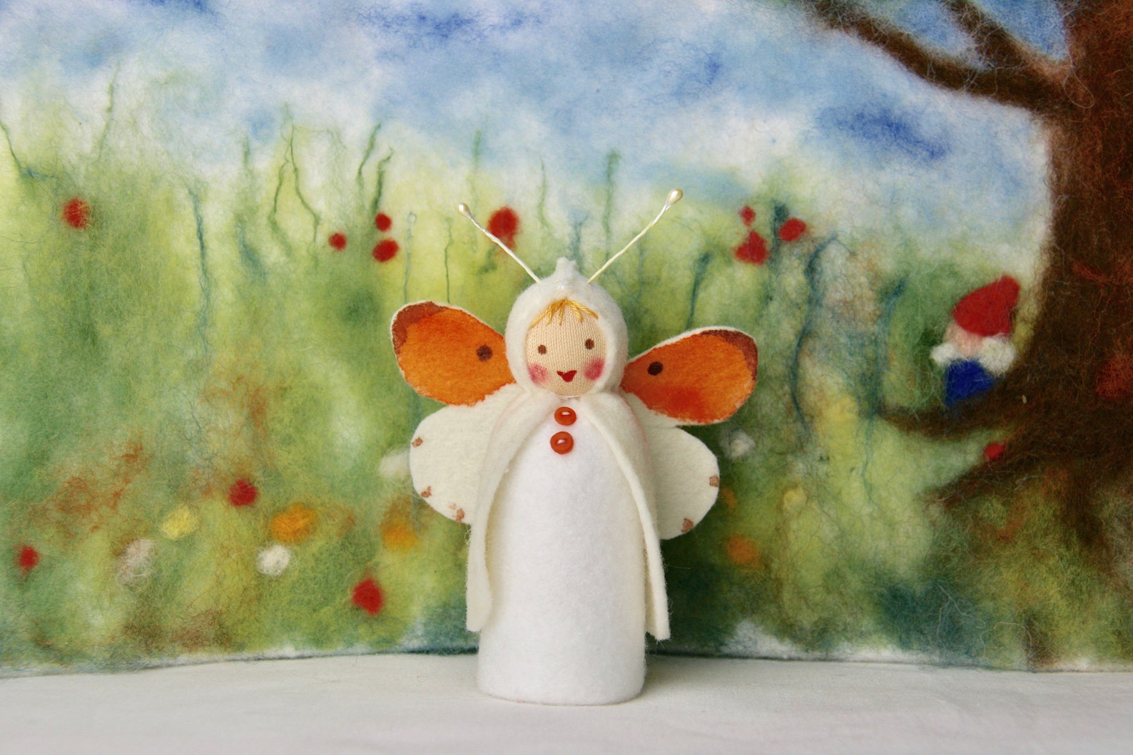 Dragonfly, Bee, Orange-tip, Brimstone Butterfly Waldorf Inspired ...