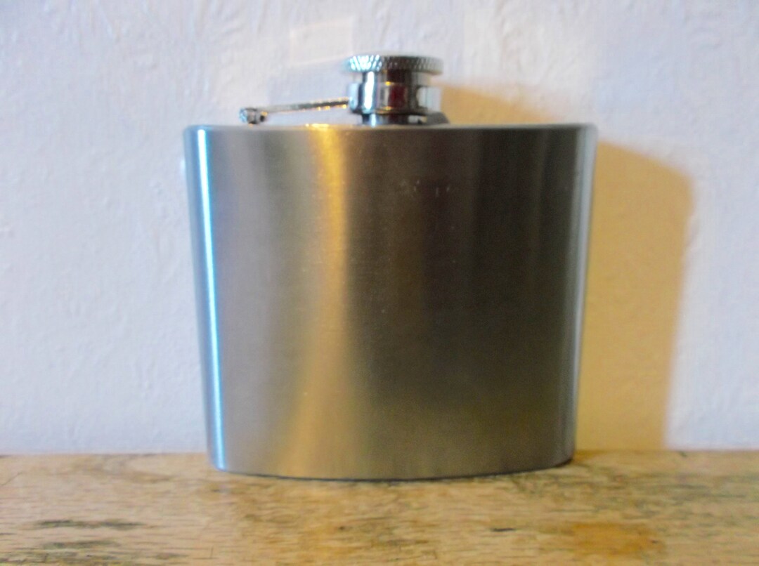 Vintage English Metal Pocket Hip Flask - Etsy
