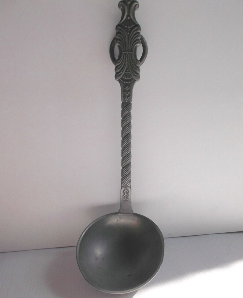 Vintage Norwegian Pewter Ladle Spoon Souvenir of Norway - Etsy