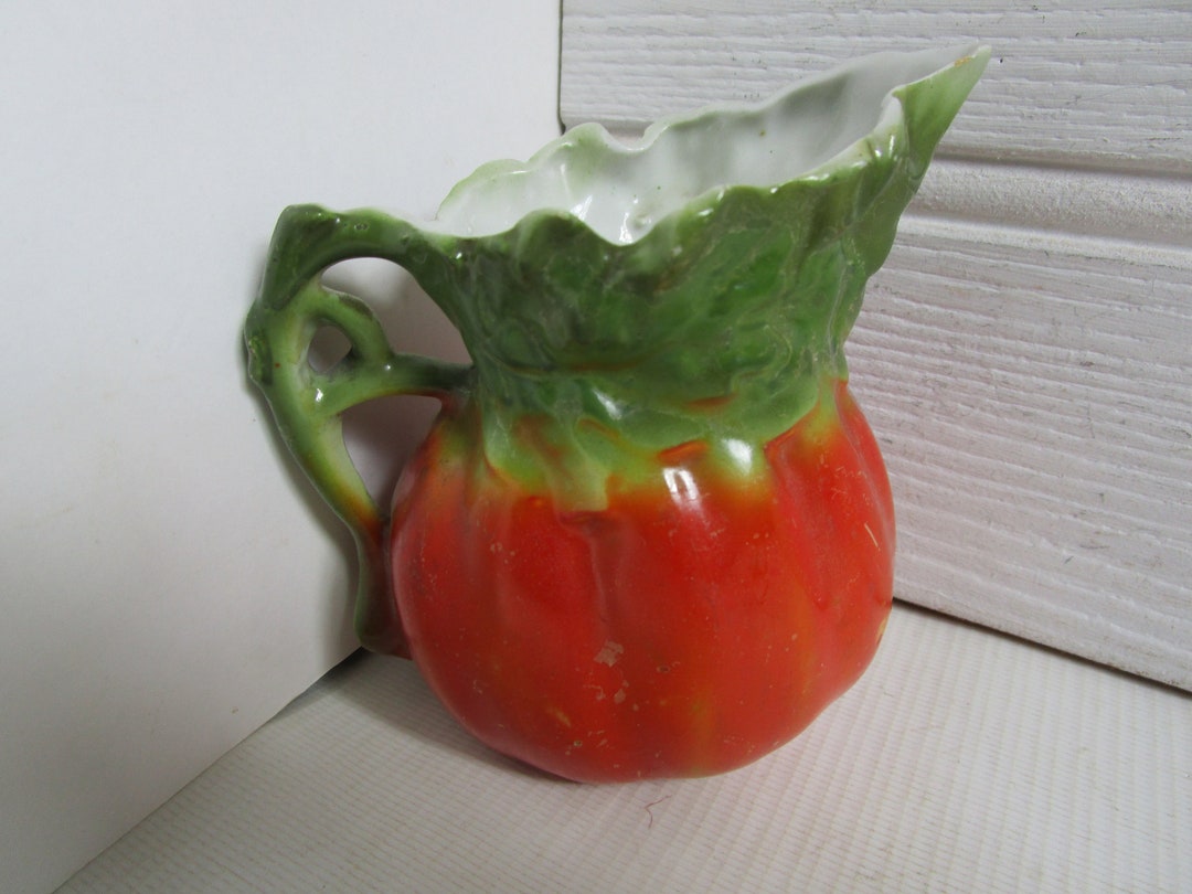 Antique Porcelain Vegetable Pitcher Jug - Etsy