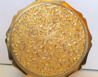 Vintage Stratton Gold Powder Compact With Mirror | Etsy