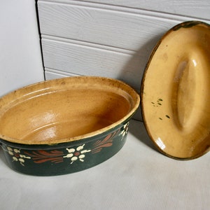Antique French Alsace Pottery Casserole Covered Dish Cooking Pot - Etsy