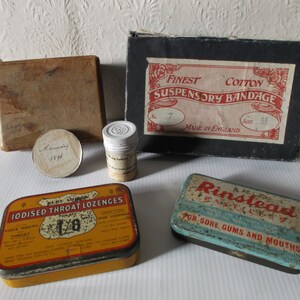 Antique English Apothecary Tins, Boxes and Pharmaceutical Medical ...