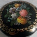 Vintage MCM Floral Boudoir Powder Tin Vanity Container - Etsy