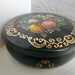 Vintage MCM Floral Boudoir Powder Tin Vanity Container - Etsy