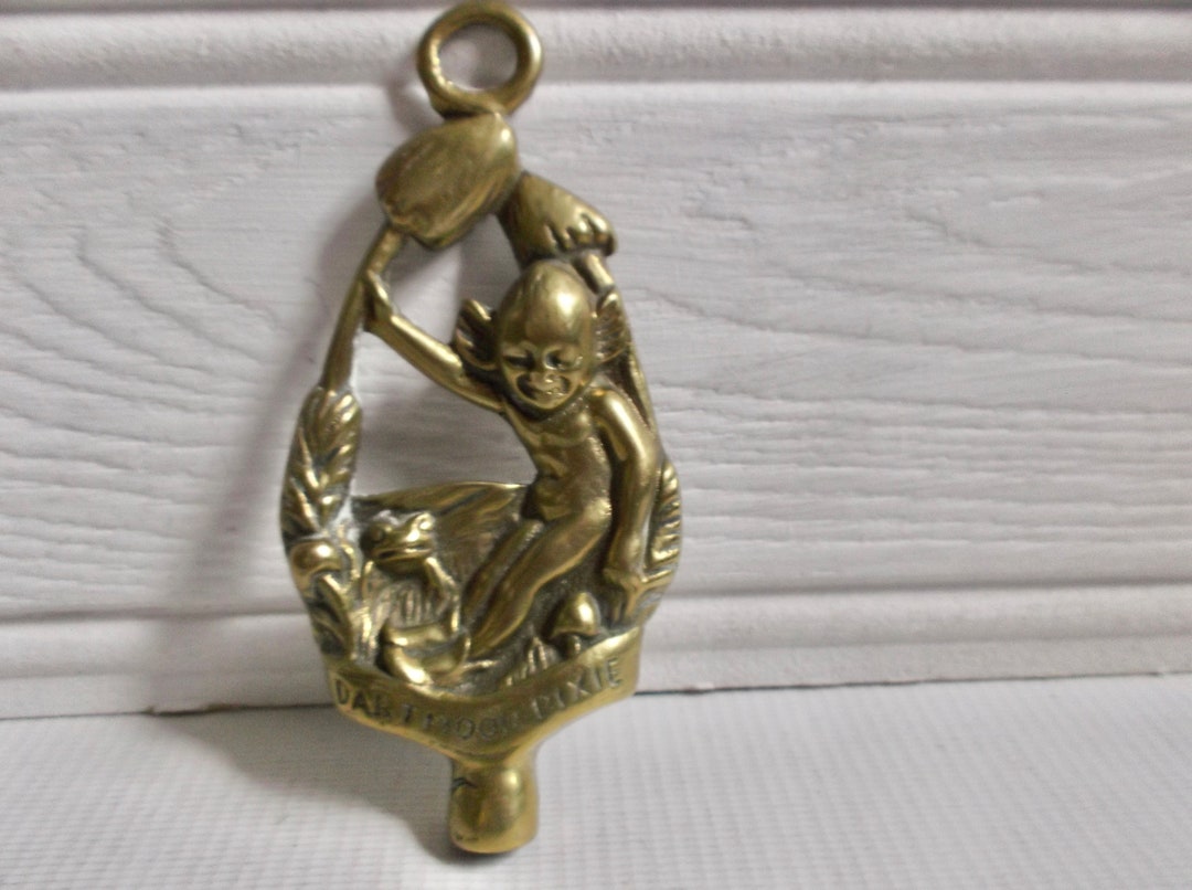 Vintage Brass Dartmoor Pixie Souvenir Ornament Devon England - Etsy UK