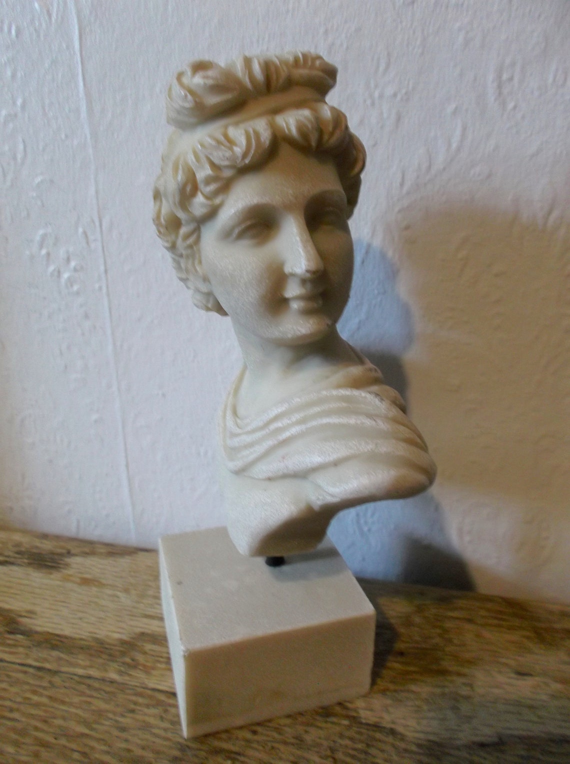 Vintage Greek Marble Stone Goddess Souvenir Statue | Etsy